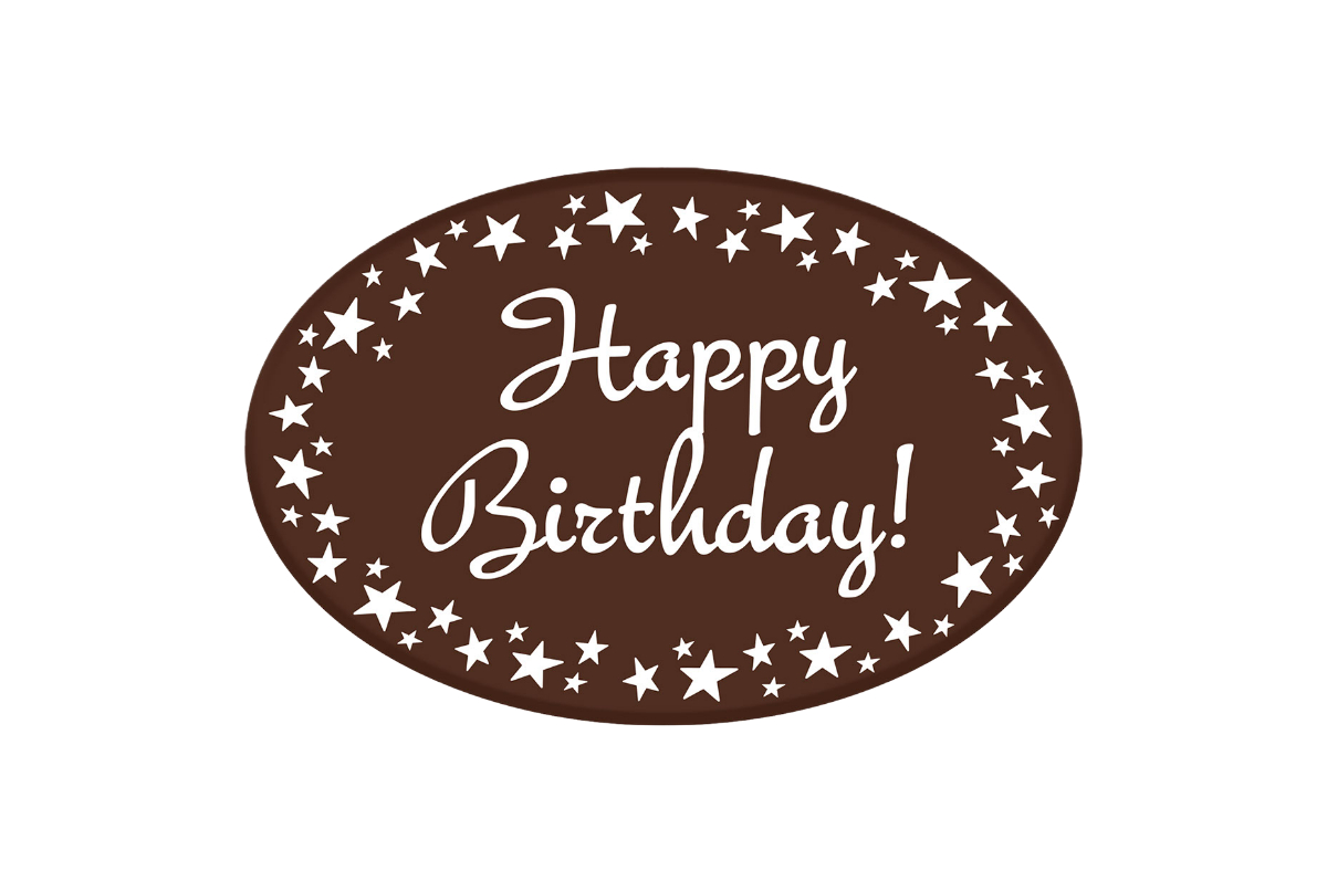 Happy Birthday Oval