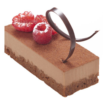 Chocolate Crunch Mousse Cake Strip