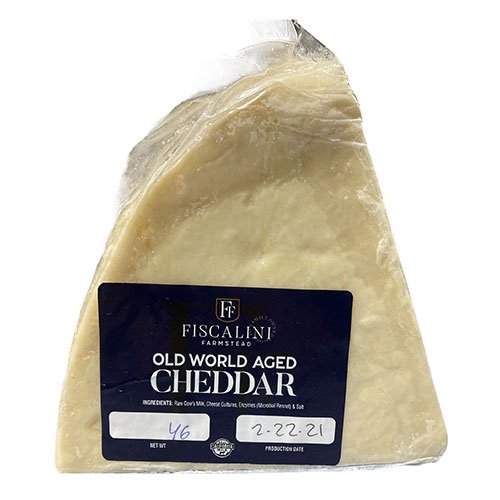 18 Month Raw White Cheddar Cheese