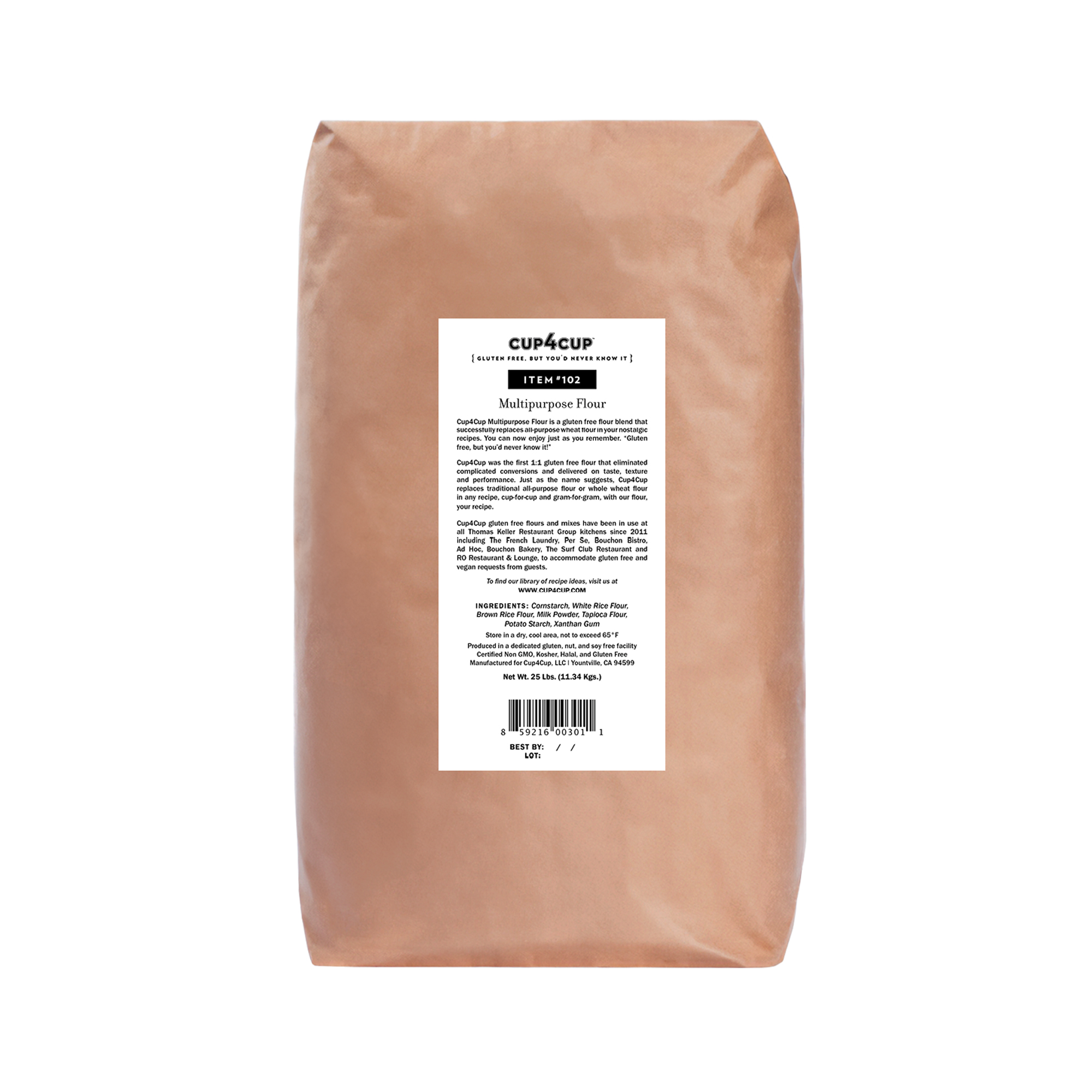 Multipurpose Flour: Gluten Free