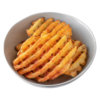 Lattice Cut Seasoned French Fries