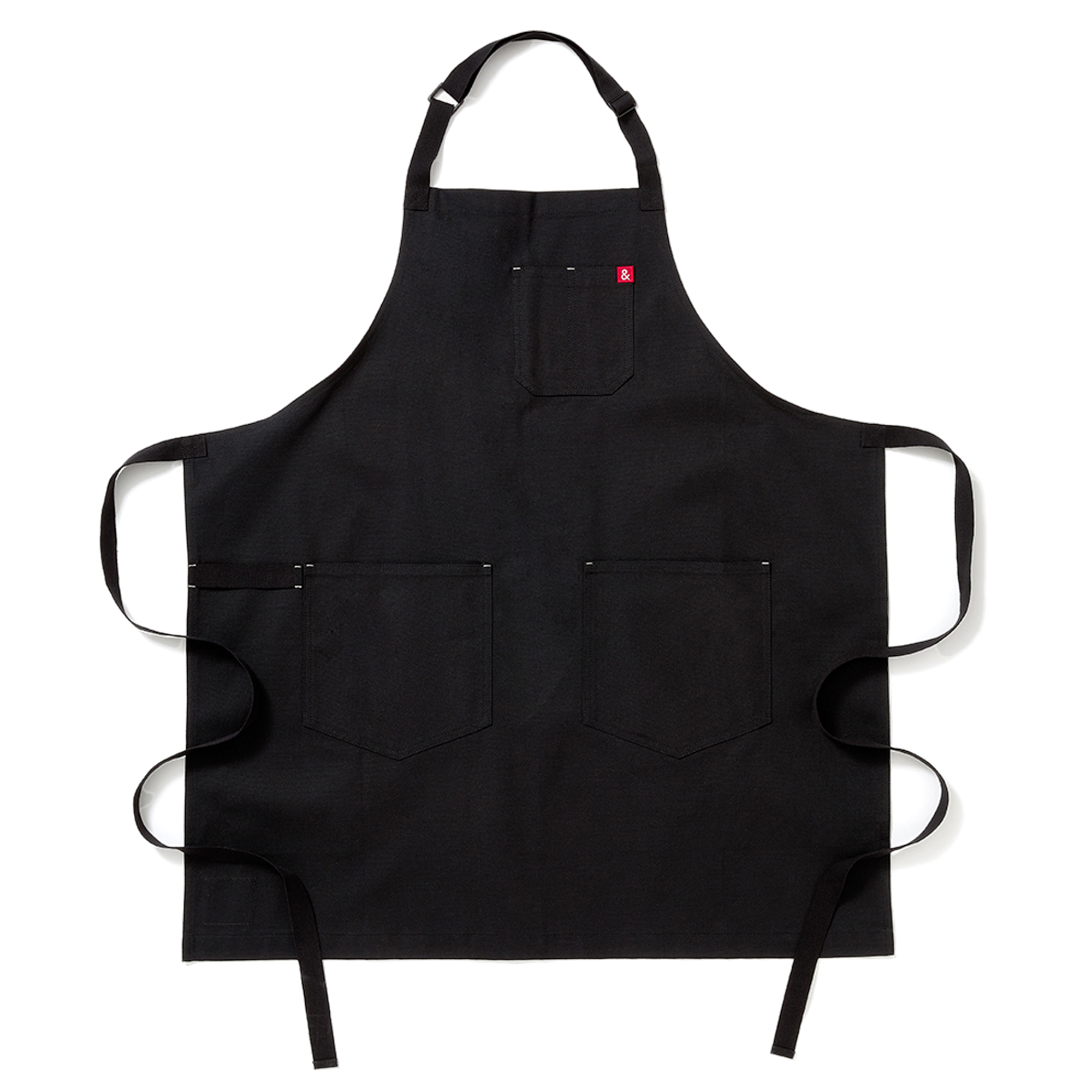 The Essential Apron - Caviar Black