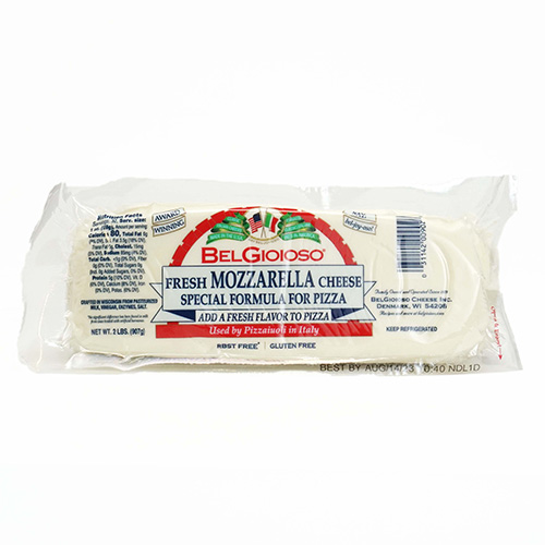 Mozzarella "Pizza Formula" Cheese Log