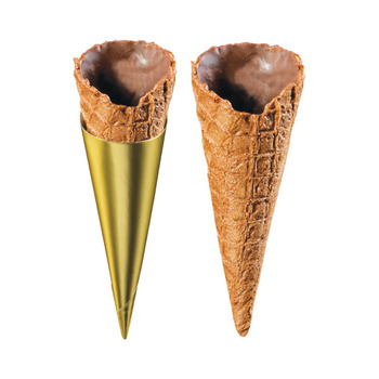 2.56" Mini Chocolate Coated Cone