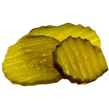 1/8" Thick Crinkle Cut Pickle Chip